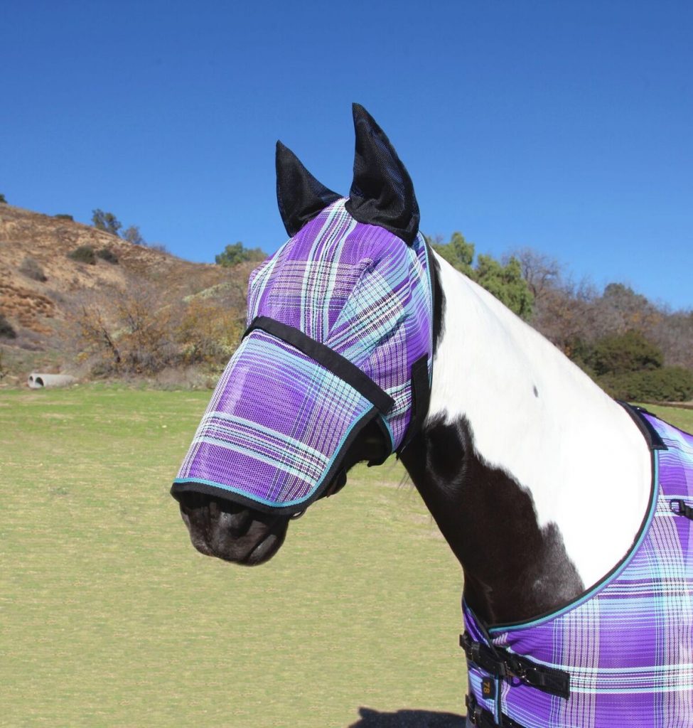 Kensington Fly Mask w/ Removable Nose & Soft Ears – K&N Equine Solutions