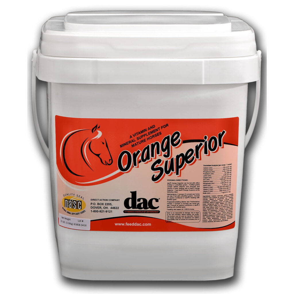 DAC Orange Superior – K&N Equine Solutions